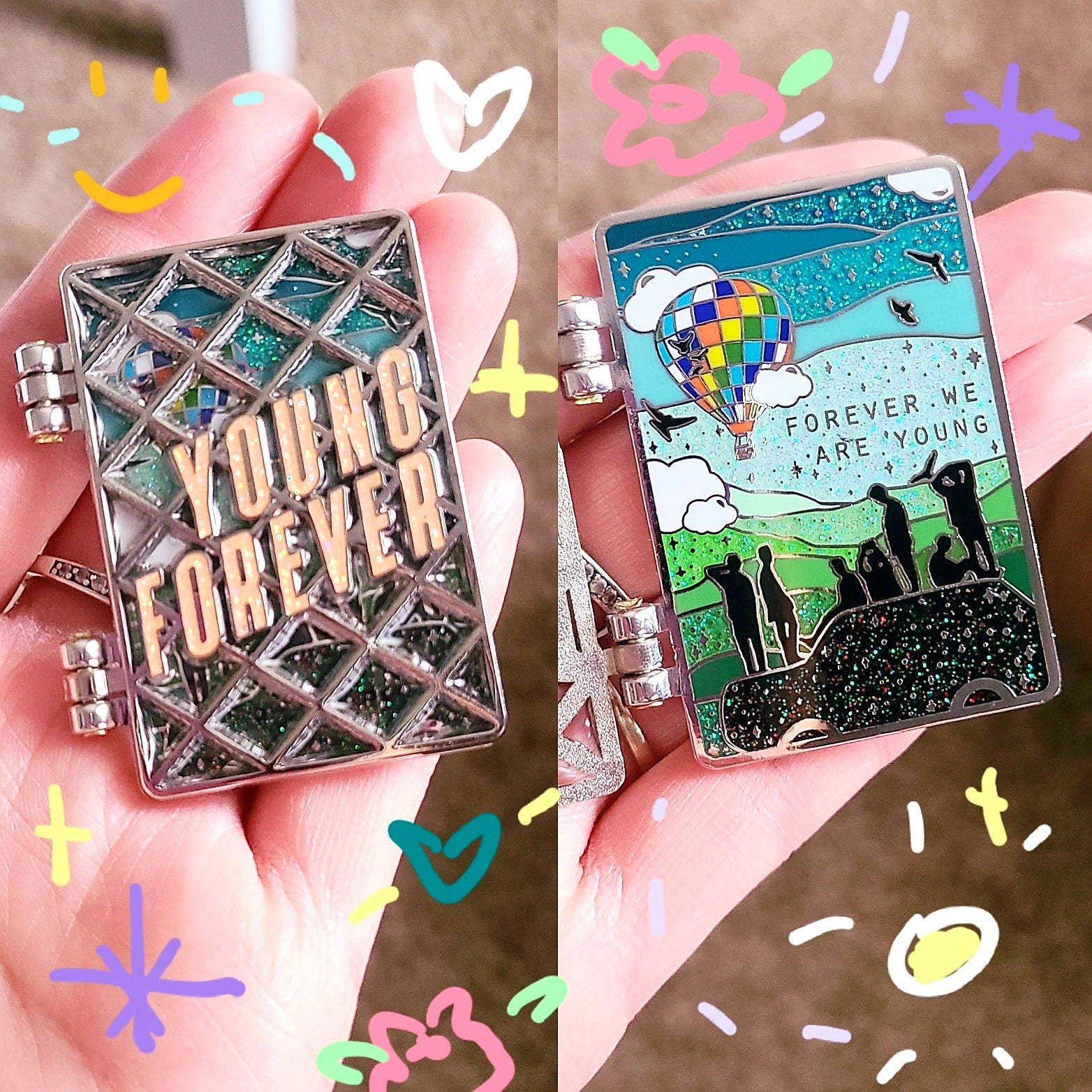 Young Forever Enamel Pins Have Arrived – The Nice Noona