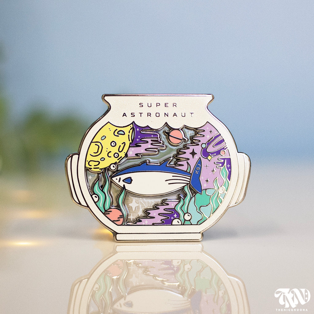 BTS Jin Super Tuna x Astronaut Enamel Pins – The Nice Noona